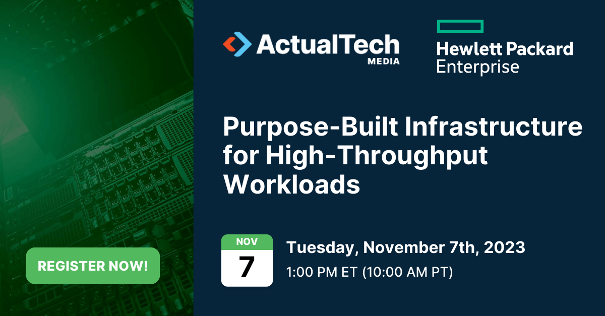 Webinar: Purpose-Built Infrastructure for High-Throughput Workloads